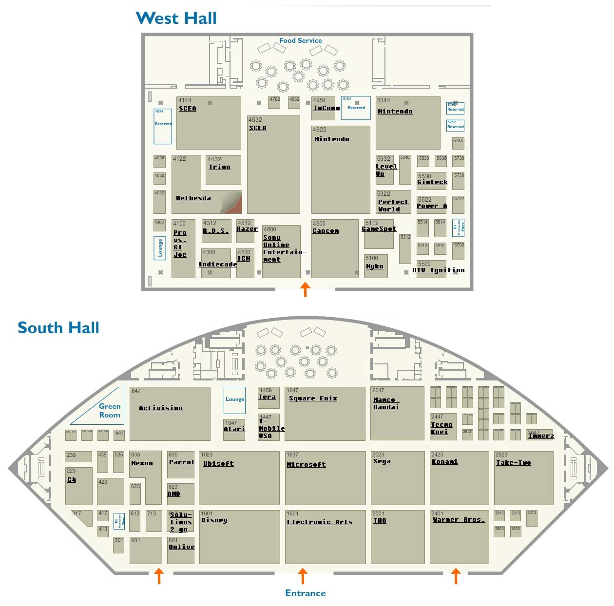 E3 Floor Plans Reveal Whose is Big and Whose is Bigger - GameRevolution