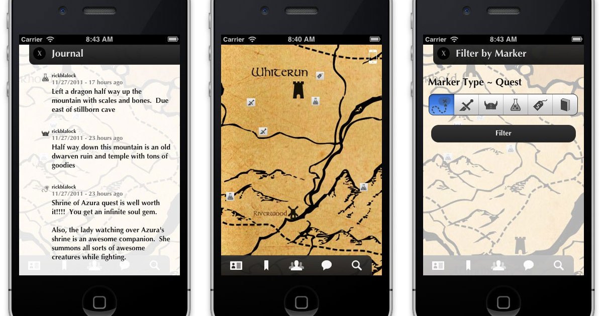 Detailed Skyrim Map App Coming to iPhone, Android - GameRevolution