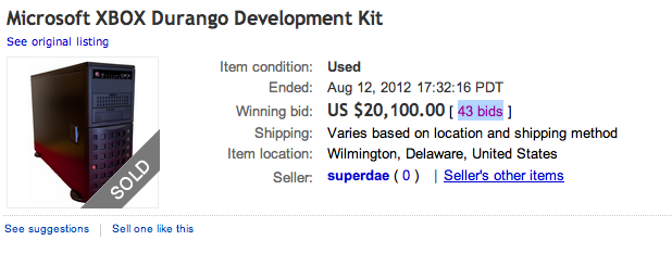Alleged Durango Dev Kit Sells For Over $20K On eBay - GameRevolution