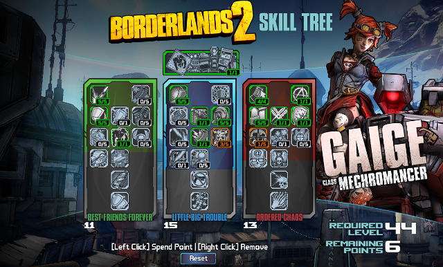 Borderlands 2: Mechromancer Skill Tree Tips And Analysis - GameRevolution