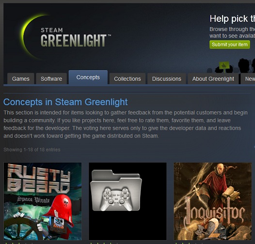 Steam Greenlight Unveils "Concepts" (Half-Life 3 Spam Incoming ...