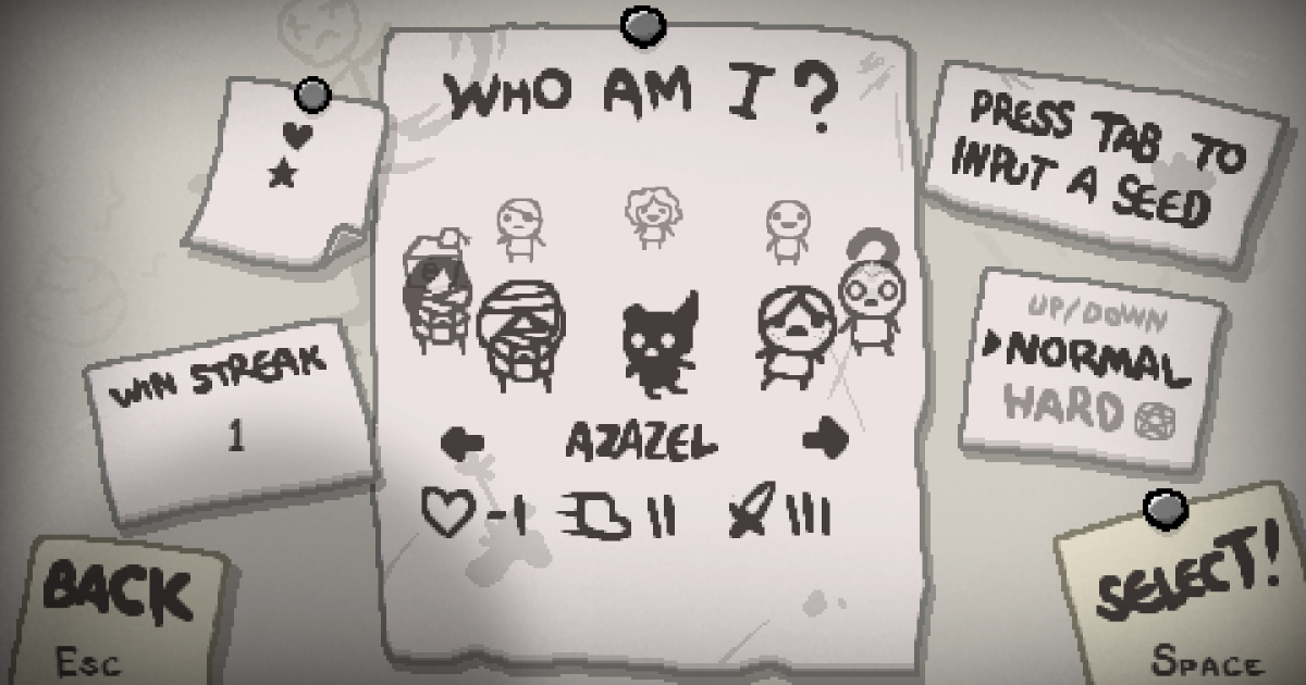 The Binding of Isaac: Rebirth Character Guide - GameRevolution