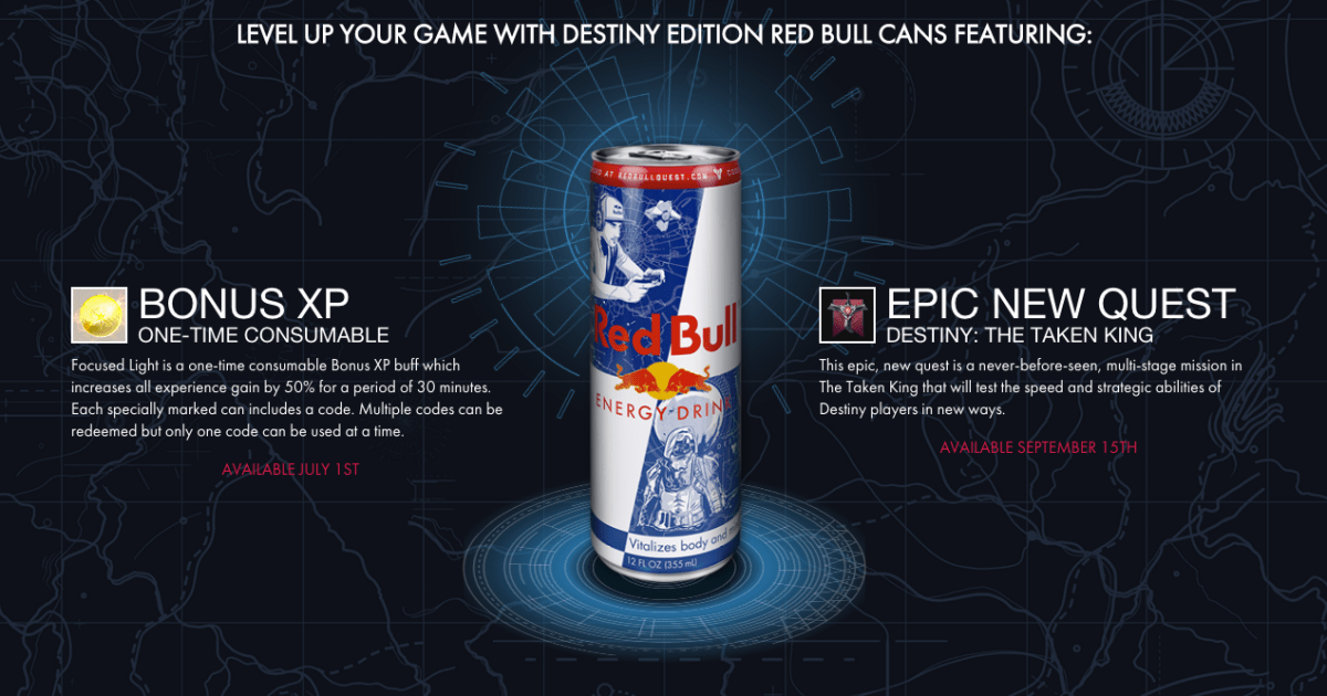 You Must Purchase Redbull To Unlock Quest in Destiny - GameRevolution