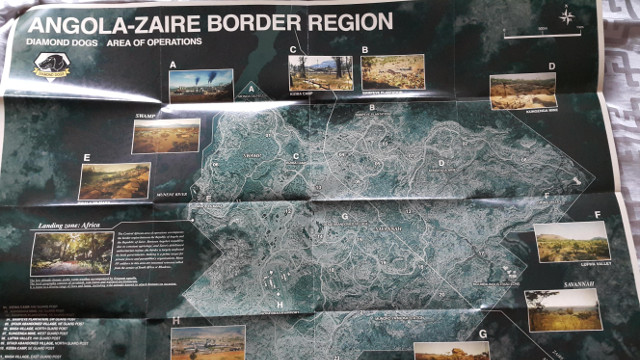 Metal Gear Solid V: The Phantom Pain Full Map of Angola-Zaire Region In ...