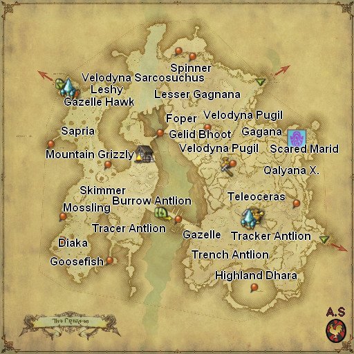 FFXIV: Stormblood - Location of All Daily Hunt Monsters - GameRevolution