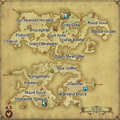 FFXIV: Stormblood - Location of All Daily Hunt Monsters - GameRevolution