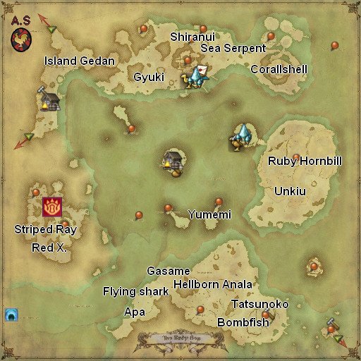 FFXIV: Stormblood - Location of All Daily Hunt Monsters - GameRevolution