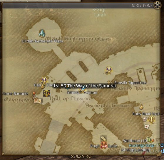 FFXIV: Stormblood - Where to Unlock Red Mage and Samurai (With Pictures ...