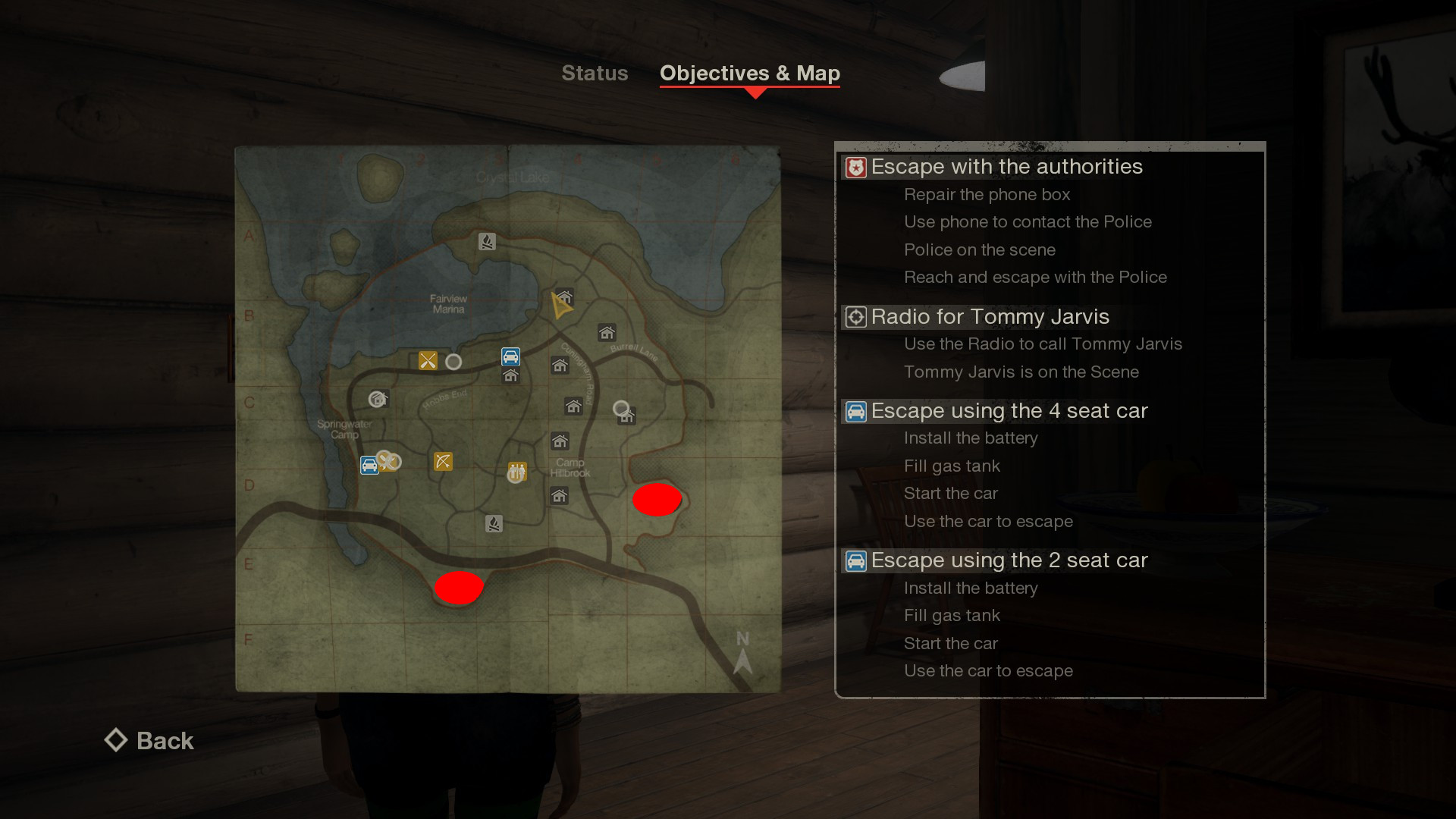 Friday the 13th: The Game Small Maps Jason Shack Locations - GameRevolution