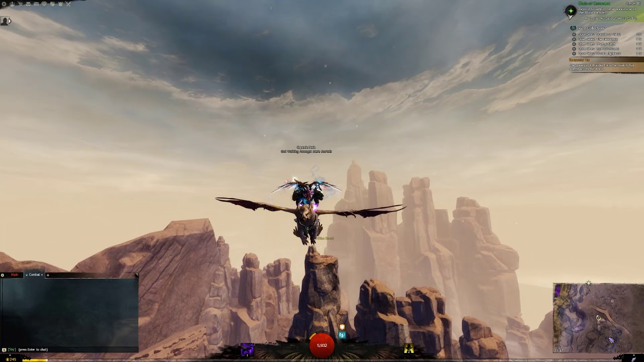 Guild Wars 2: Path of Fire - Desert Highlands and Elon Riverlands Griffon Guide - GameRevolution