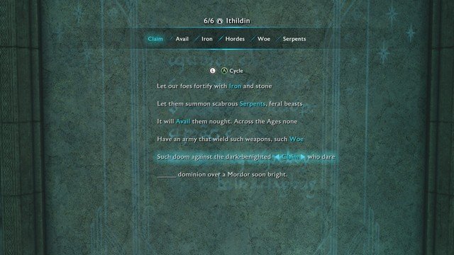 Shadow of War Poems: Open the Ithildin Doors with our Poem Solutions ...