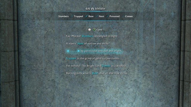 Shadow of War Poems: Open the Ithildin Doors with our Poem Solutions ...