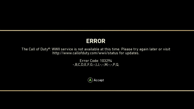 Call of Duty WW2 Error Code 4128 Fix: CoD WW2 Update Failure, Servers ...