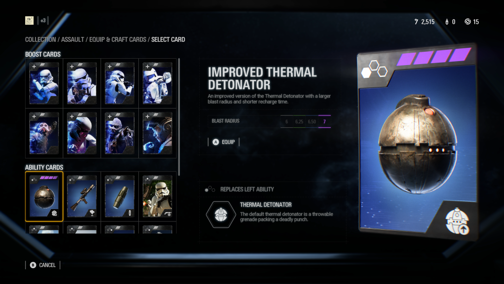Star Wars Battlefront 2 How to Level Classes: Increase Your Card Level ...