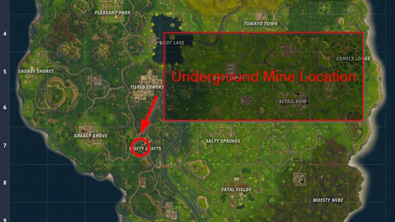 Fortnite Mine Location: Where is the Underground Mine in Battle Royale ...