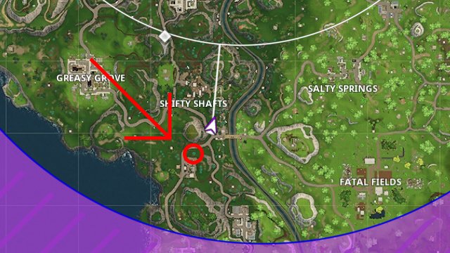 Fortnite Dusty Depot Treasure Map: Find the Big Fortnite Chair and Loot