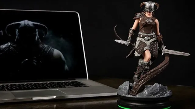 This Skyrim Female Dragonborn Statue Deserves to Sit on Your Shelf ...