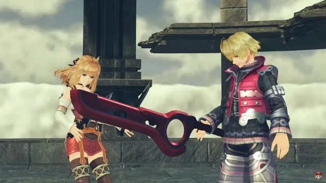 Shulk and Fiora in Xenoblade Chronicles 2 Challenge Battle Mode ...