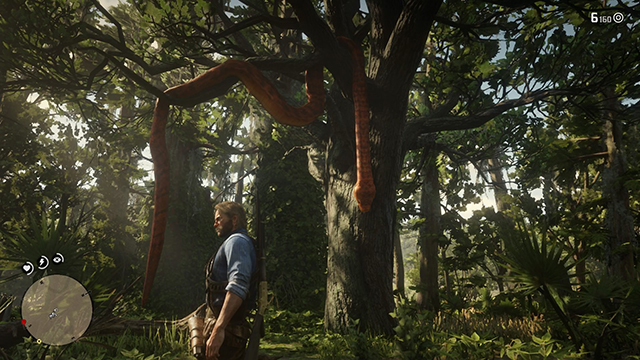 Red Dead Redemption 2 Giant Snake Location - GameRevolution