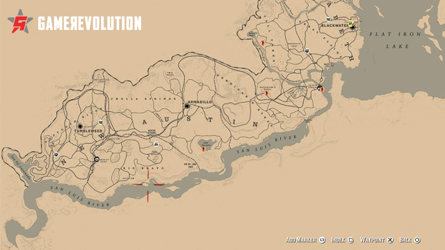 Red Dead Online Map - View the Full RDR2 Online Map - GameRevolution