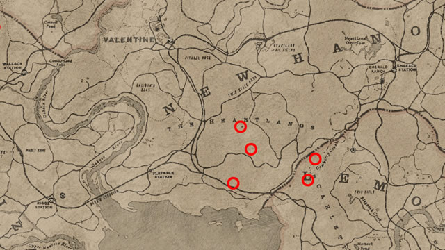 Red Dead Redemption 2 Dinosaur Bone Locations - GameRevolution