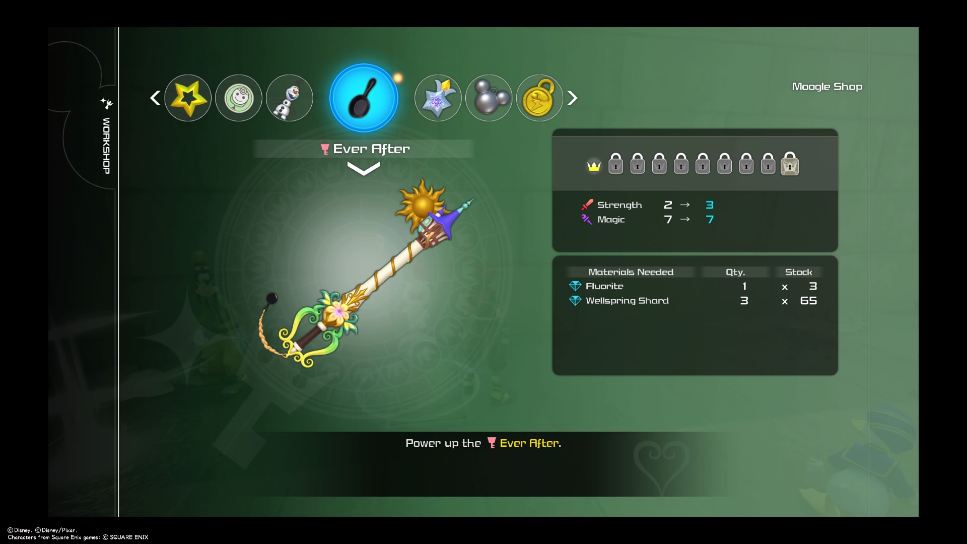 Kingdom Hearts 1 All Keyblades