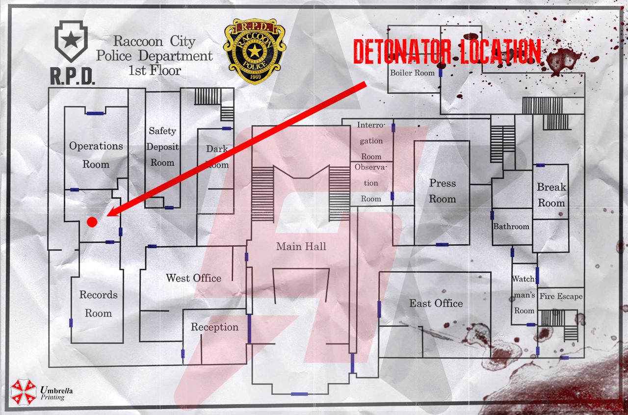 Resident Evil 2 C4 Detonator and Battery location - GameRevolution