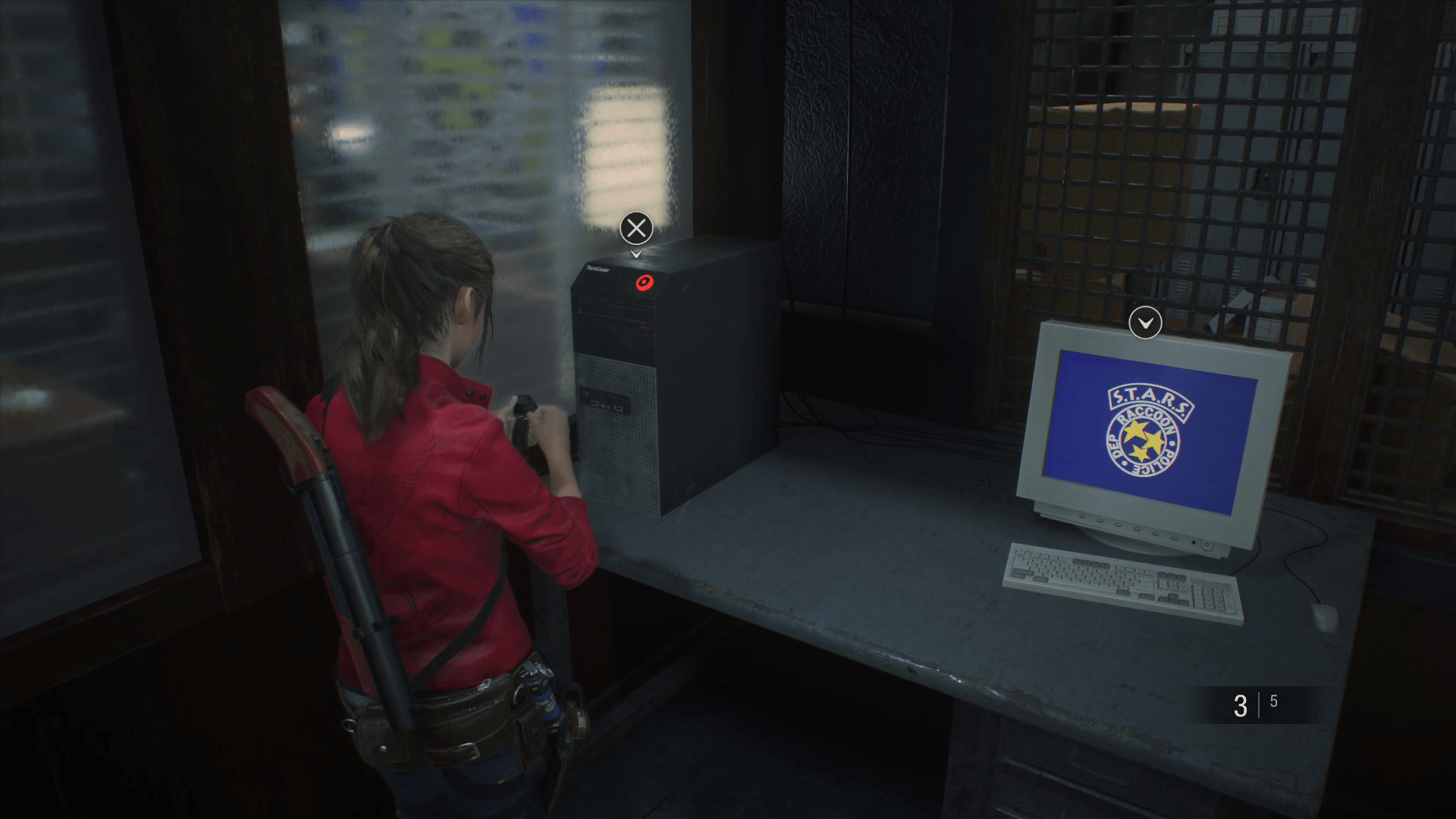 Resident Evil 2 Unlock Armory | STARS Office computer USB drive ...