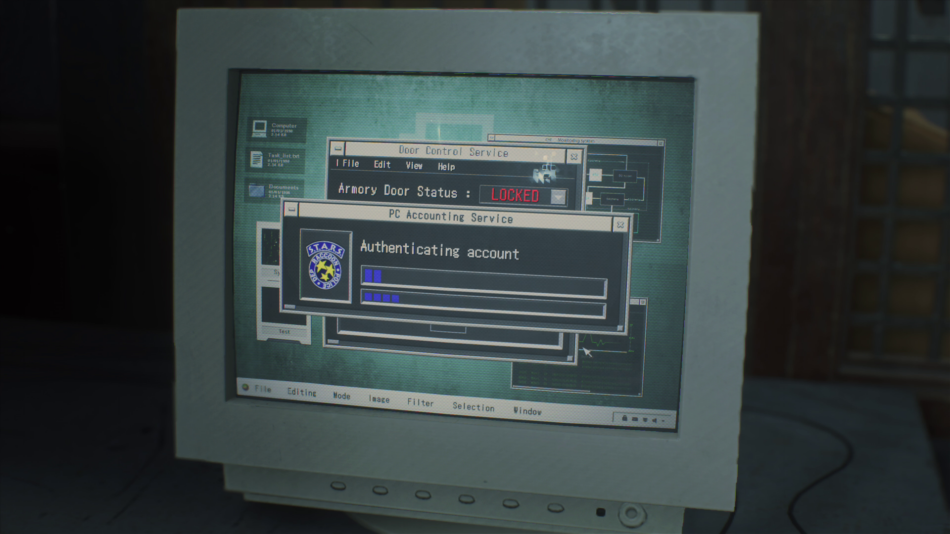 Resident Evil 2 Unlock Armory | STARS Office computer USB drive ...