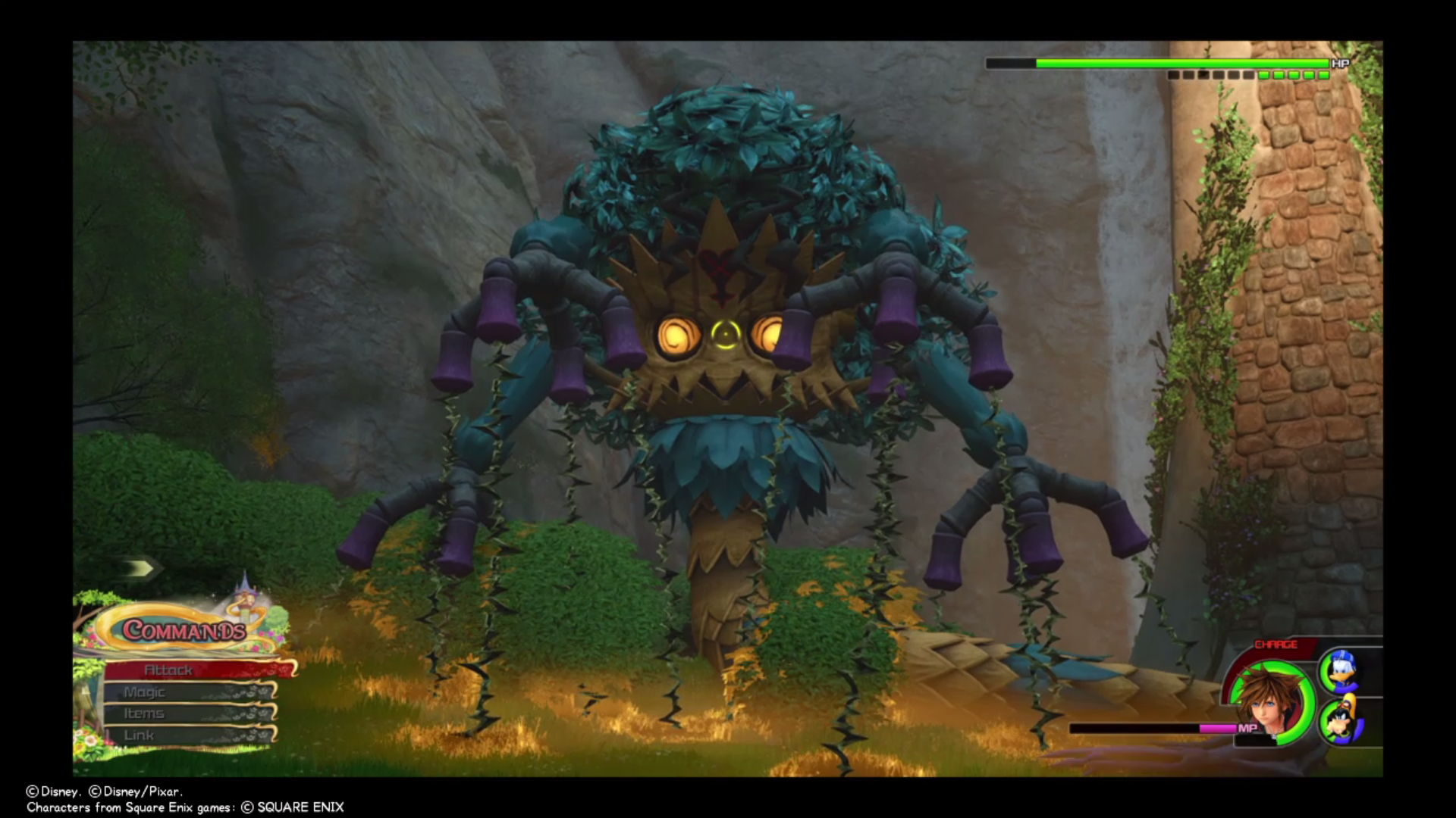 How to beat the Kingdom Hearts 3 Tangled Boss (Mother Gothel's Heartless)