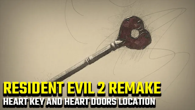 Resident Evil 2 Heart Key location and Heart Key doors - GameRevolution