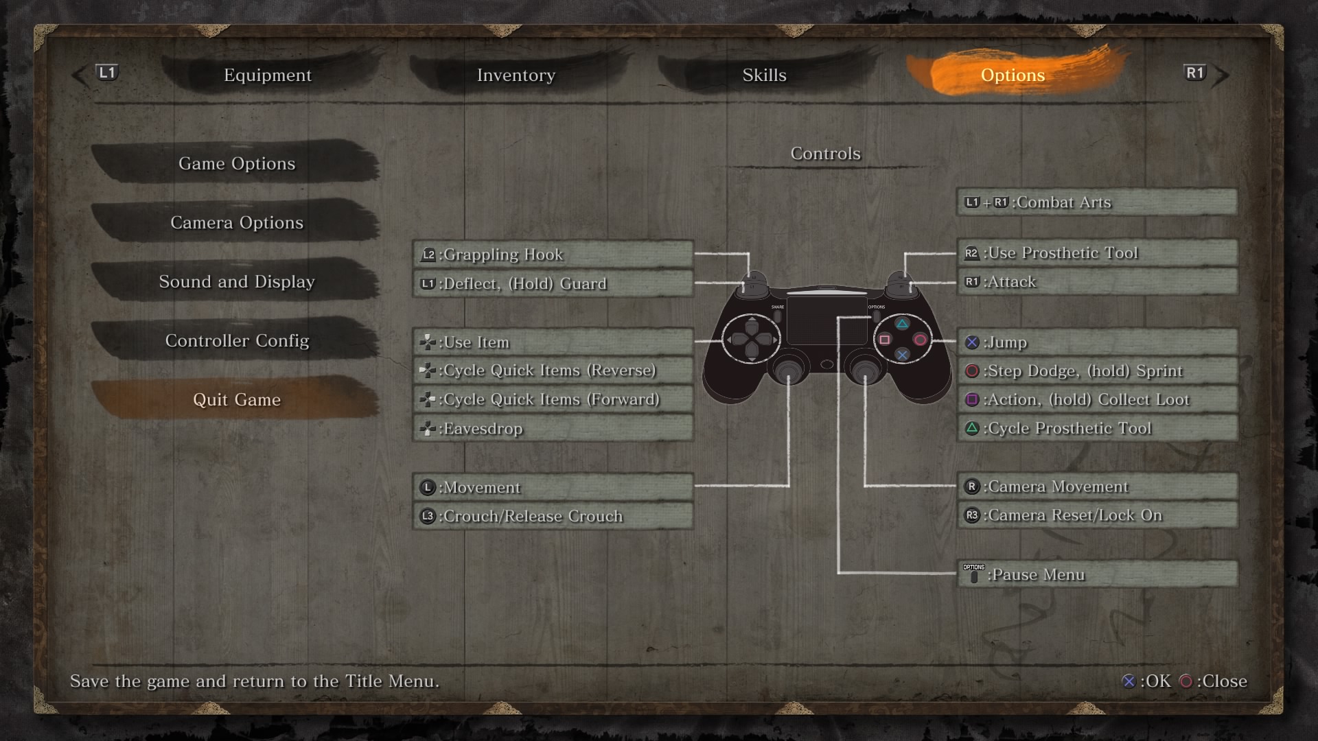 Sekiro Quit Game Warning | Should I quit from the Pause Menu ...