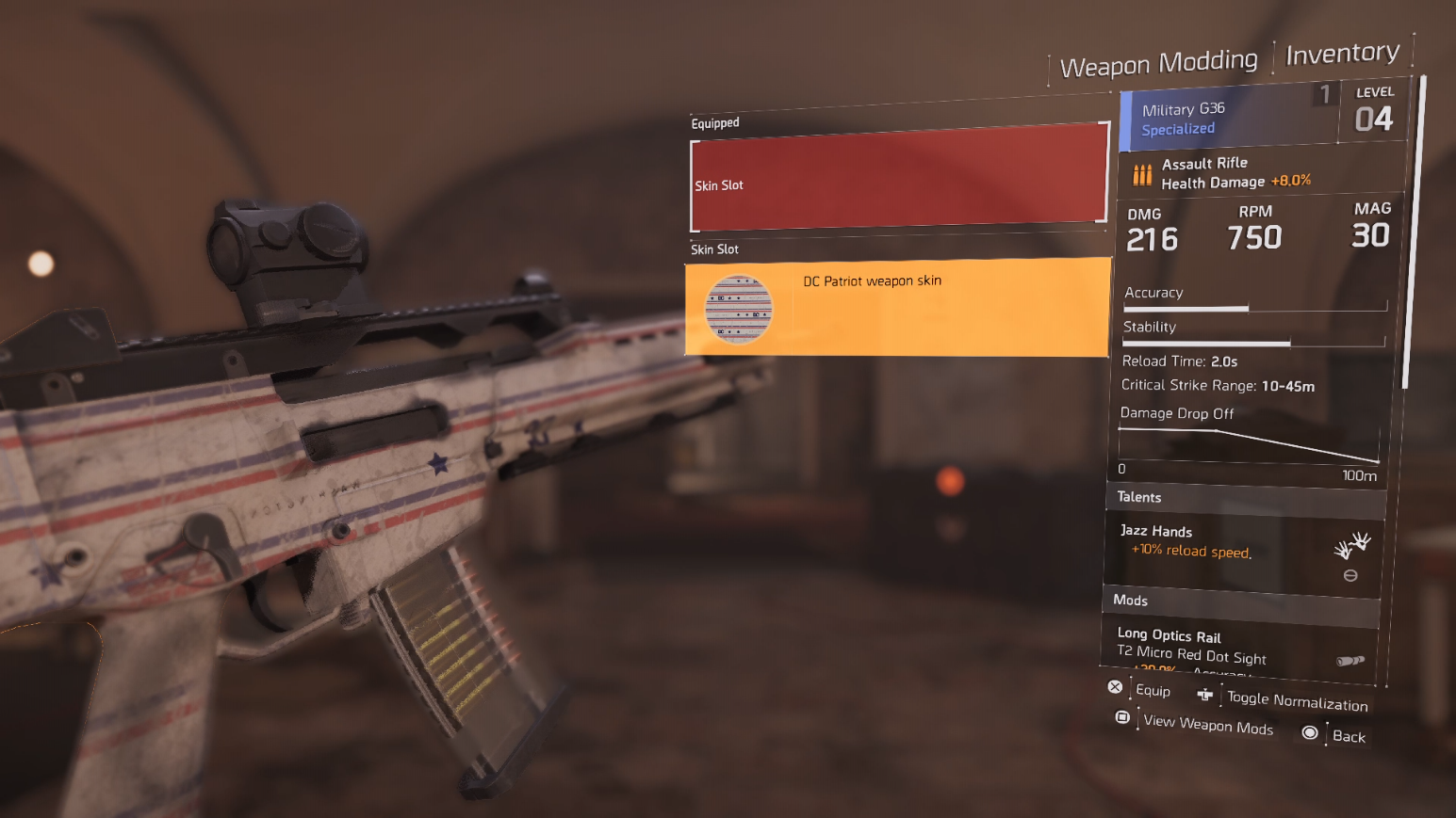 The Division 2 | How to equip weapon skins - GameRevolution