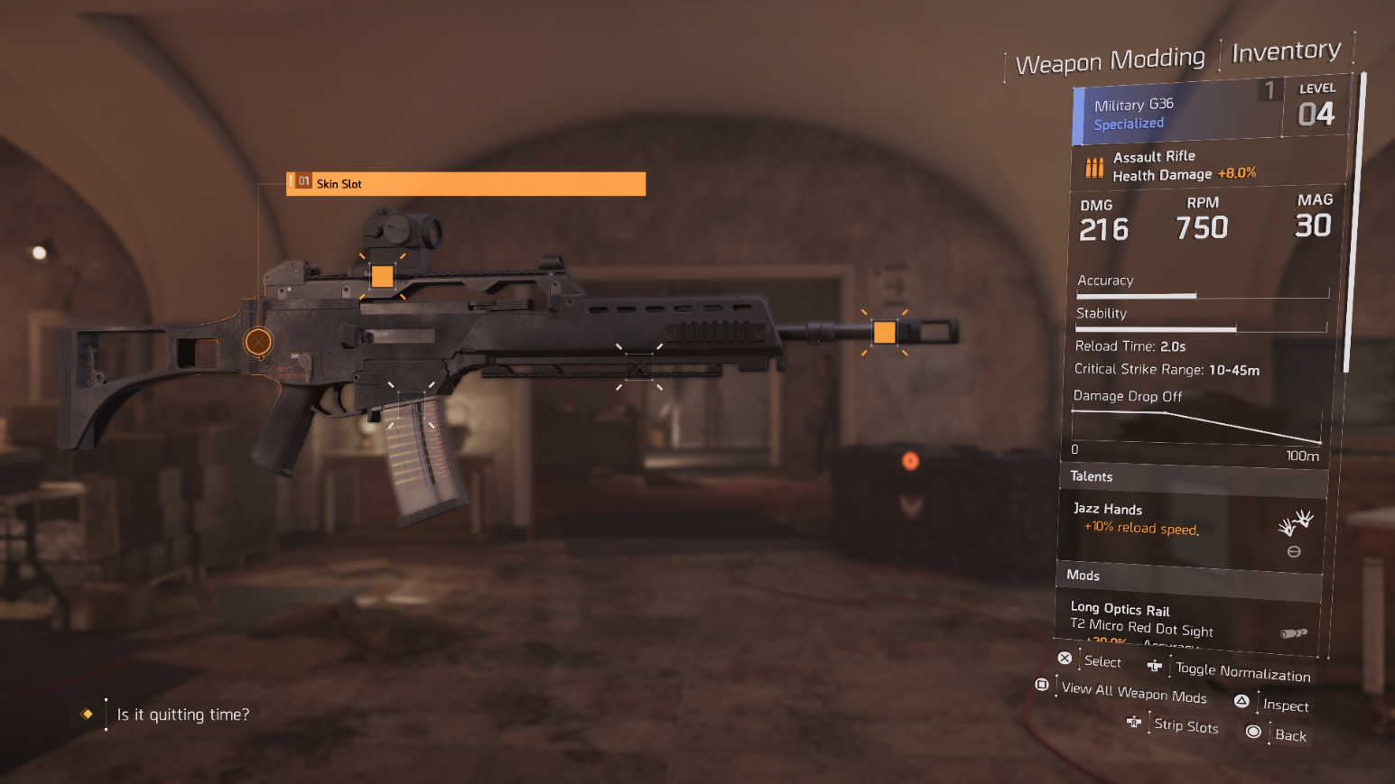 The Division 2 | How to equip weapon skins - GameRevolution