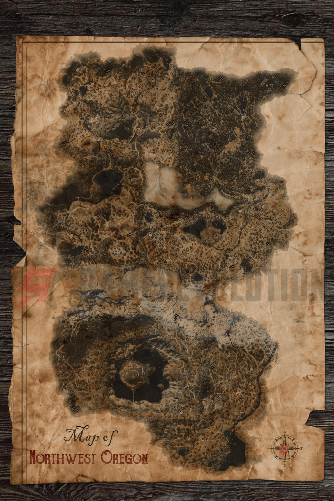 Days Gone Map | How to unlock more of the map - GameRevolution