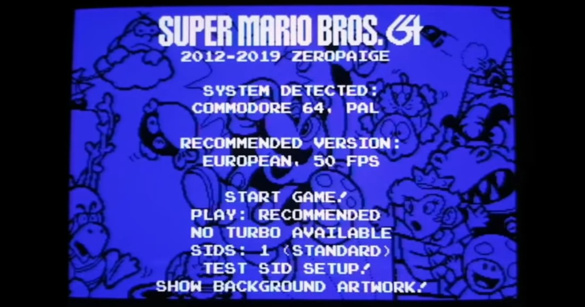 Super Mario Bros. Commodore 64 port hit with DMCA after 7 years of work ...