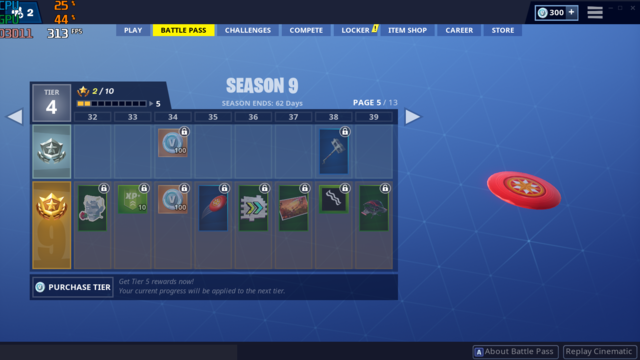 Fortnite Throw the Flying Disc toy and catch it before it lands guide ...