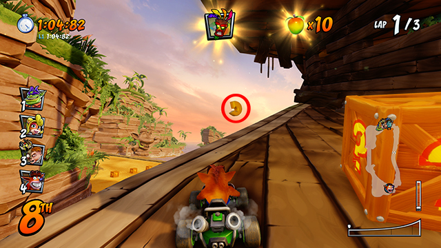 CTR Challenge Crash Cove | CTR Tokens location - GameRevolution