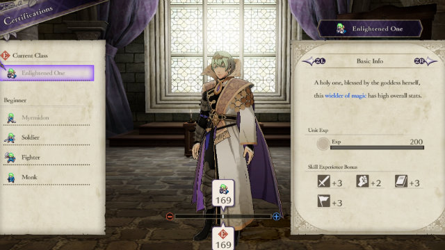 What's special about the Fire Emblem Three Houses Enlightened One class ...
