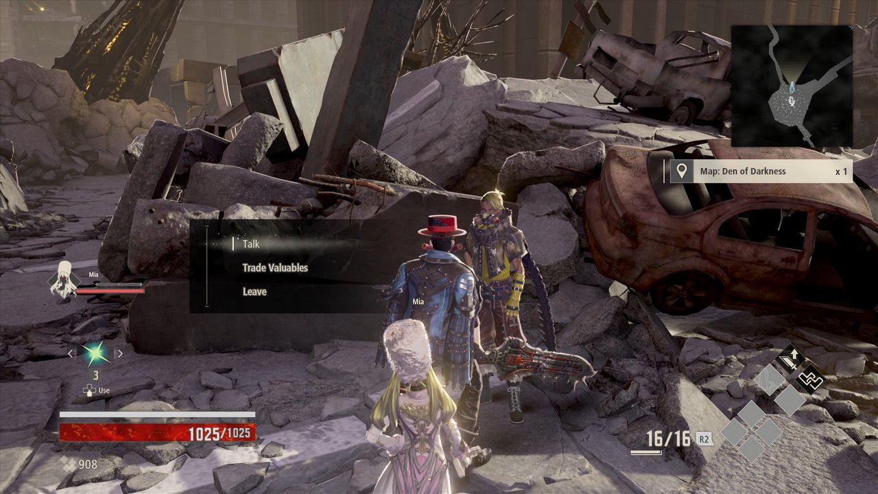 Code Vein | Where to use maps - GameRevolution