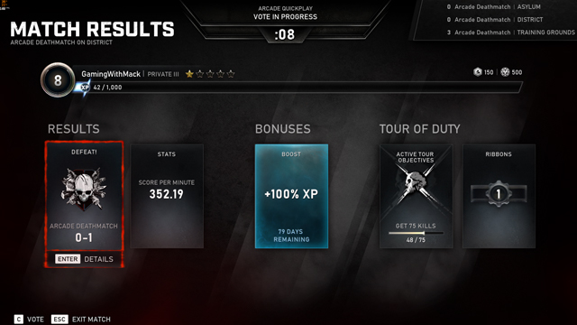 Gears 5 Ranking System | My Tour and Active Tour explained - GameRevolution