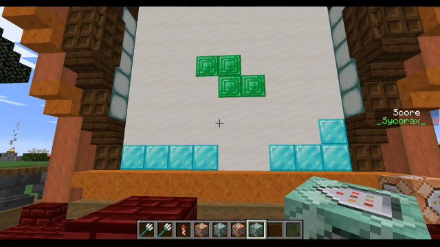Minecraft Tetris minigame created entirely with command blocks ...