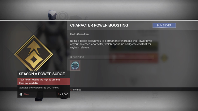 Destiny 2: Shadowkeep character power boost | How to instantly reach ...