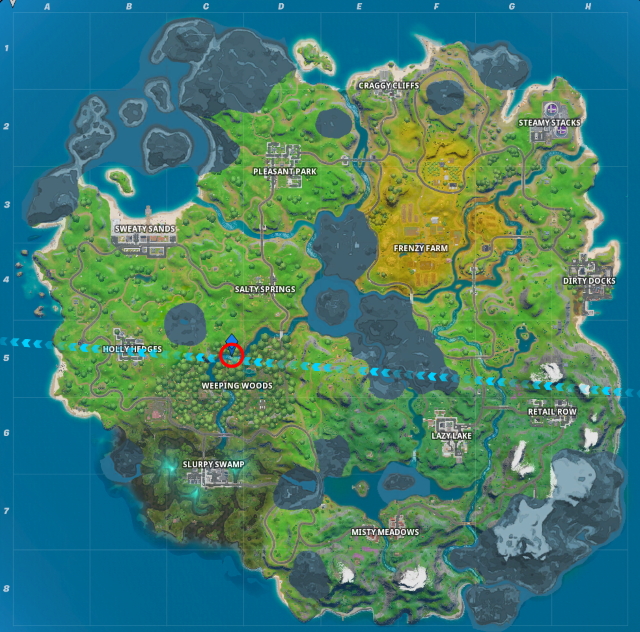 Fortnite Search the Hidden T in the Trick Shot Loading Screen Location ...