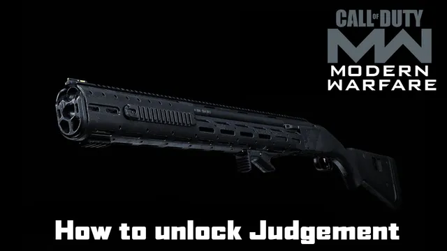 Modern Warfare Judgement Shotgun | How to get the legendary blueprint ...