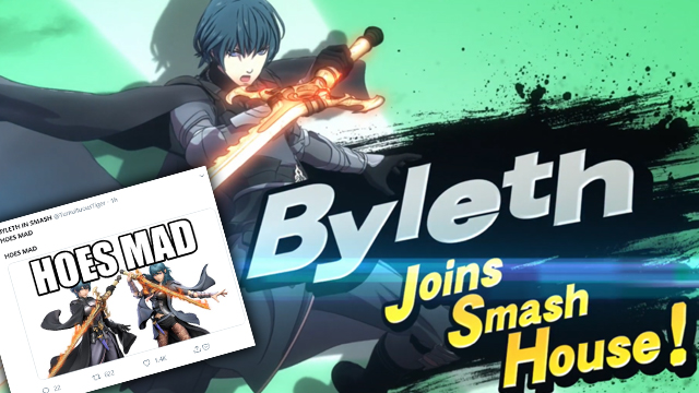 'HOES MAD' trends after Byleth revealed as Smash Ultimate DLC fighter ...