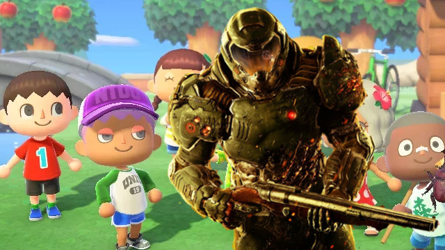 Doom Eternal and Animal Crossing fans share the strangest friendship on ...