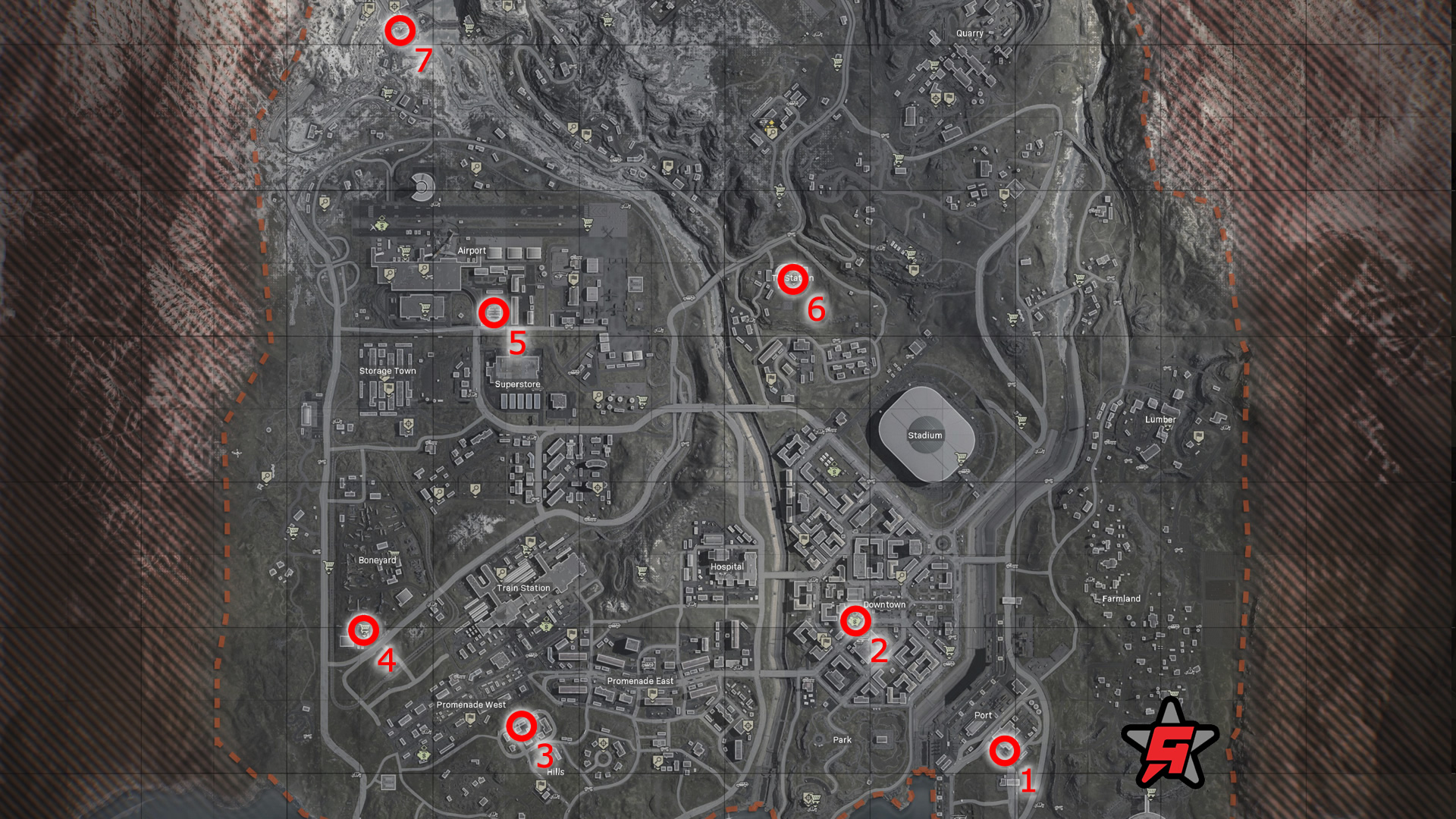 Warzone Phone Locations Map | Where to find Activation Phones ...