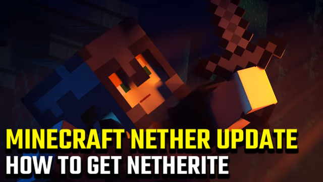 Minecraft | How to get Netherite Scrap and craft Netherite Ingots ...