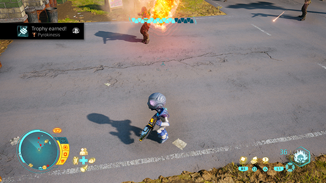 Destroy All Humans Pyrokinesis Trophy | How to set something on fire ...